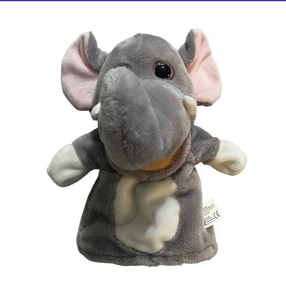 Kellytoy | Toys | Kellytoy Grey Elephant Hand Puppet Plush Animal ...
